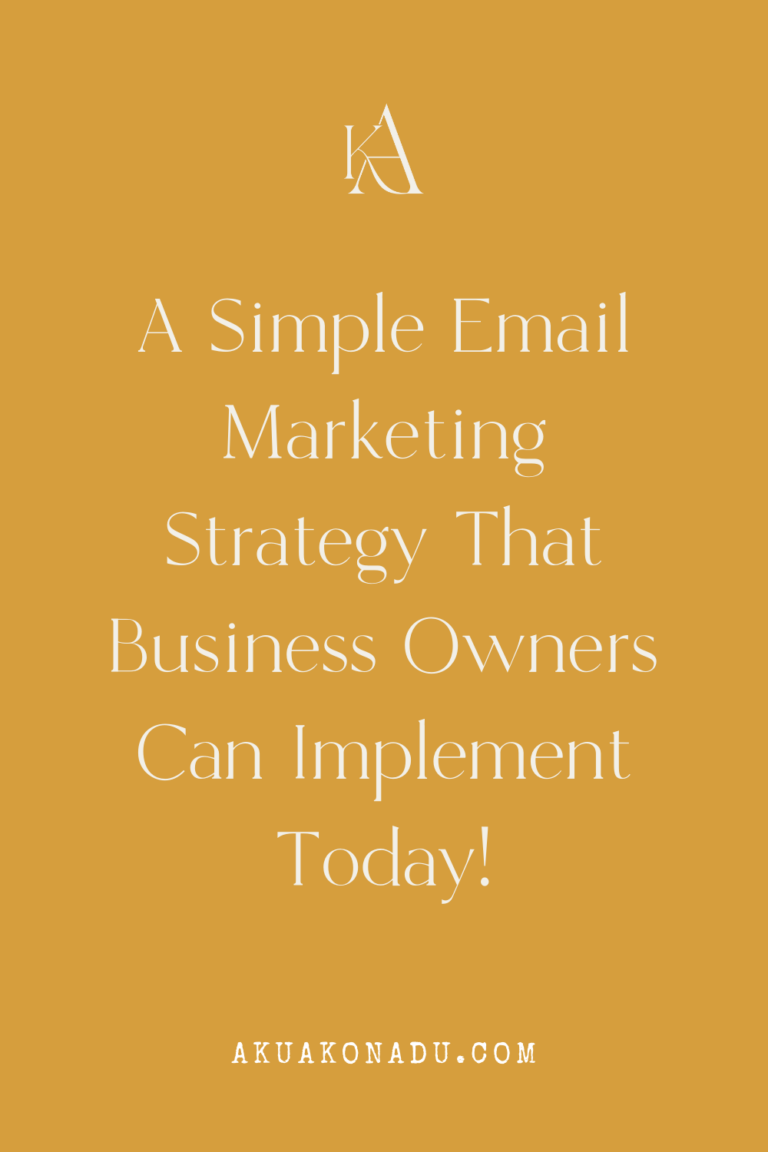 A Simple Email Marketing Strategy for Business Owners
